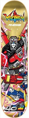 Voltron 40th Anniversary Skateboard GOLD FOIL edition – Voltron.com