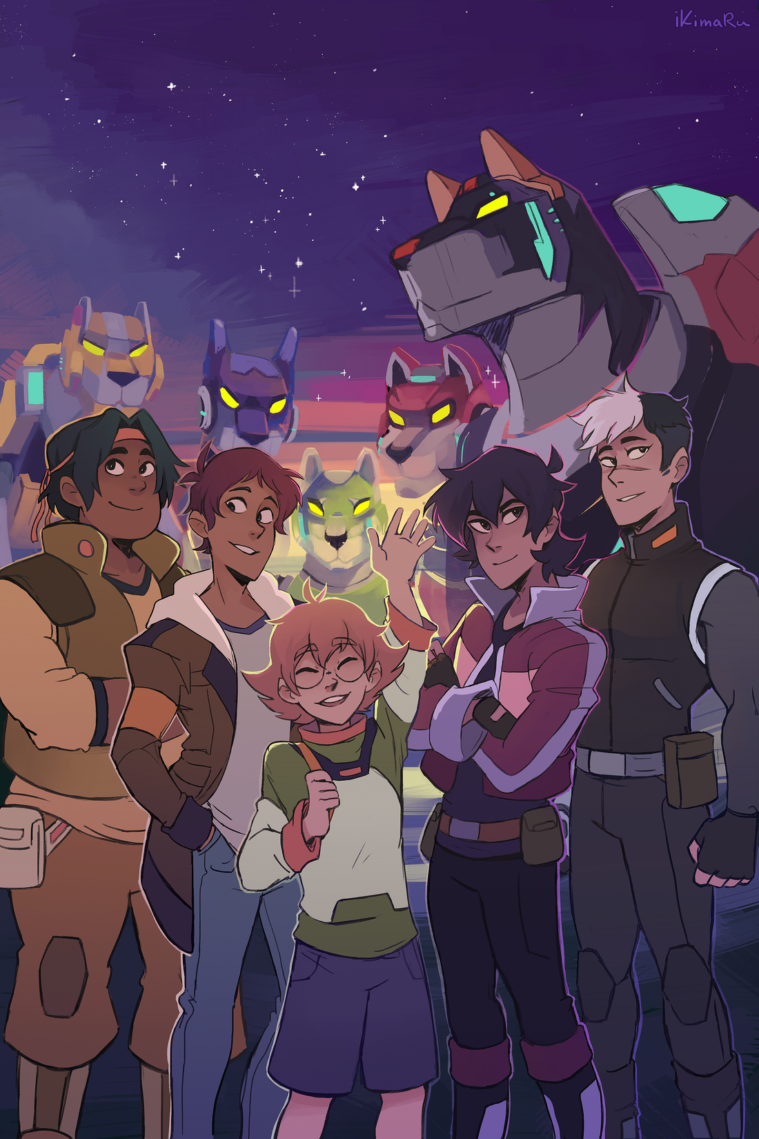 VLD "Your Favorite Paladins" Print by Ikimaru – Voltron.com